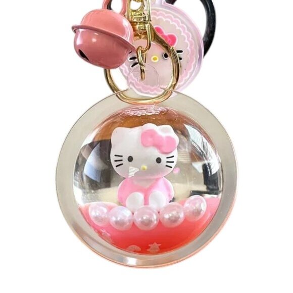 Sanrio | Accessories | Hello Kitty Bubble Floating Keychain Wristlet ...